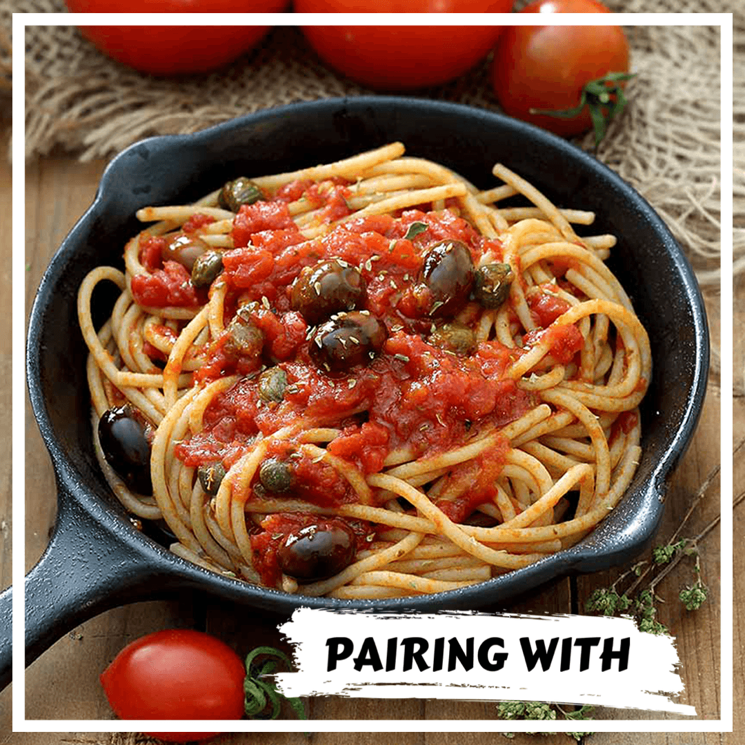 ITALIAN WINE - SPAGHETTI PUTTANESCA – Guidi Wines